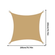 Large Square Waterproof Sun Shade Canopy-Ultimate OutdoorProtection ...