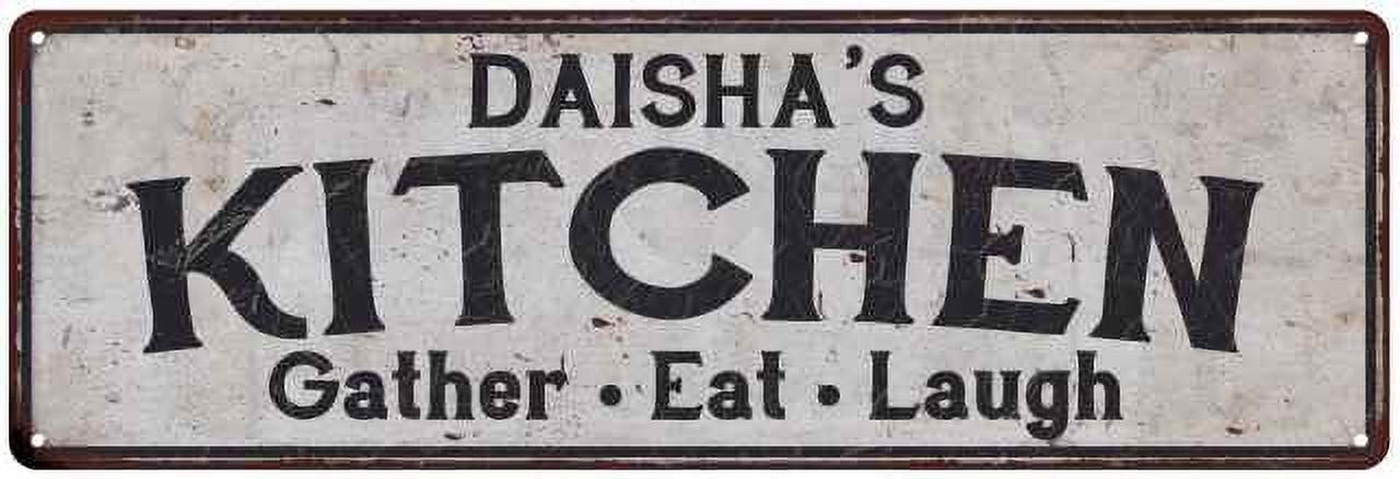 DAISHA's Kitchen Rustic Chic Decor Gift 8x24 Sign 108240051635 ...