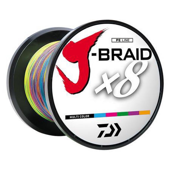 DAIWA J-Braid x8 Grand Multi Color 3300yards 80# - Walmart.com