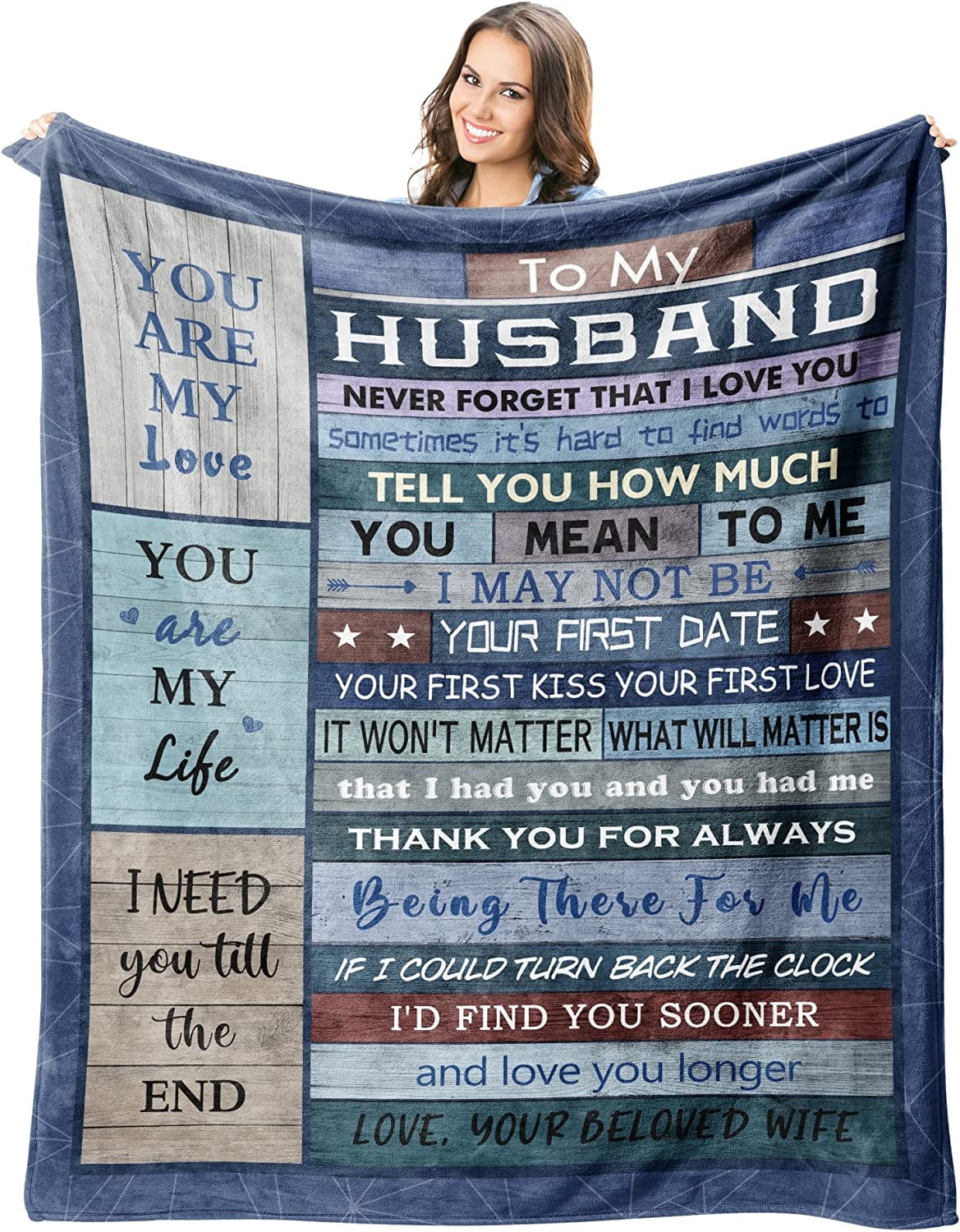 DAJU Birthday Gifts for Dad Blanket Dady Gifts from Daughter Dad ...