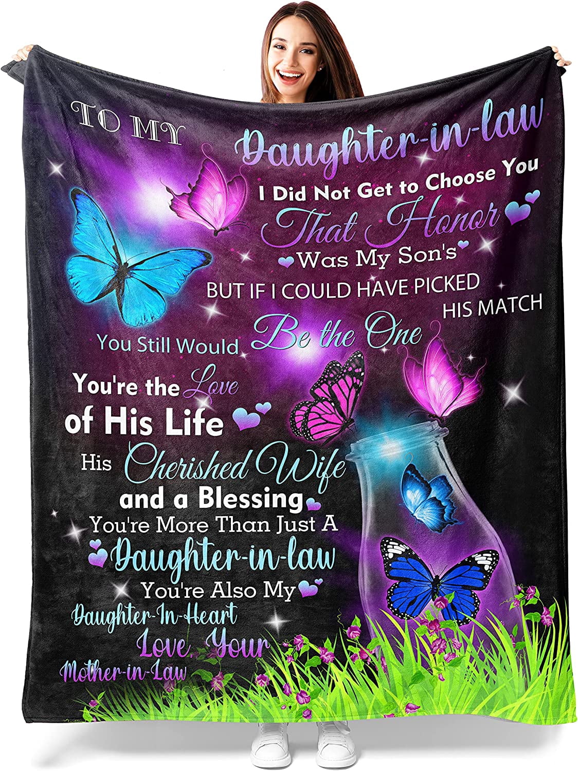 DAJU to My Daughter Blanket Gifts for Daughters from Mom Birthday Gifts ...
