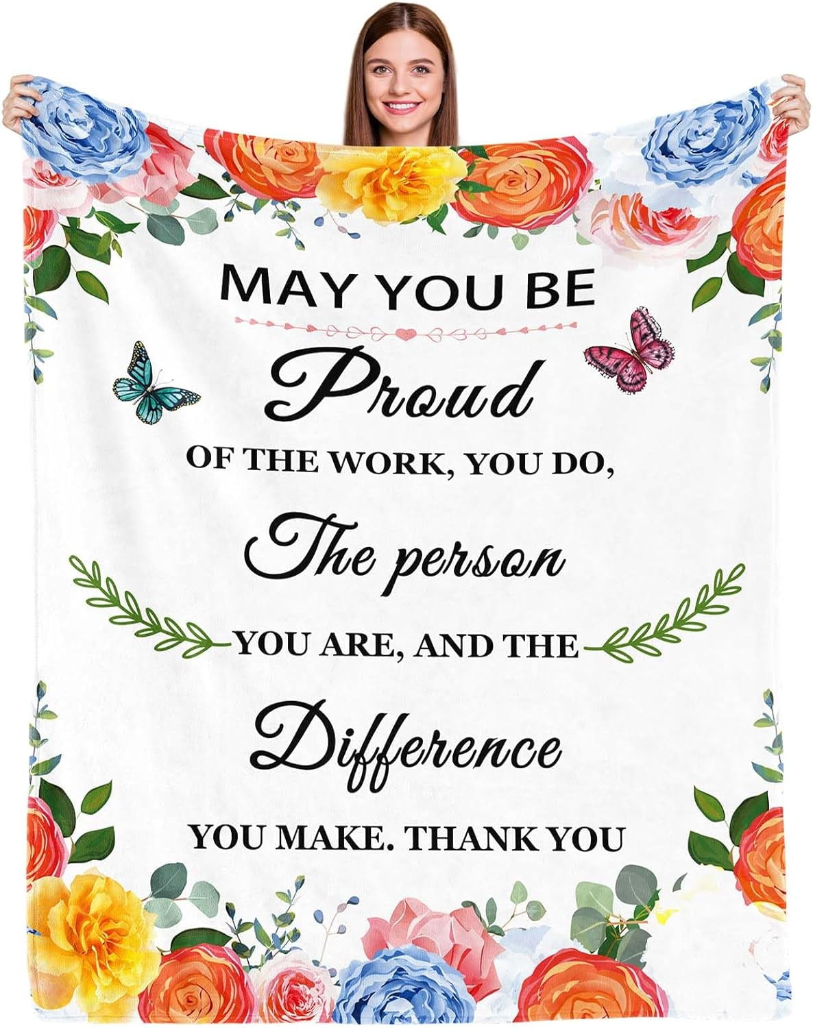 DAJU Employee Appreciation Gifts Blanket Thank You Gifts Farewell Gifts ...