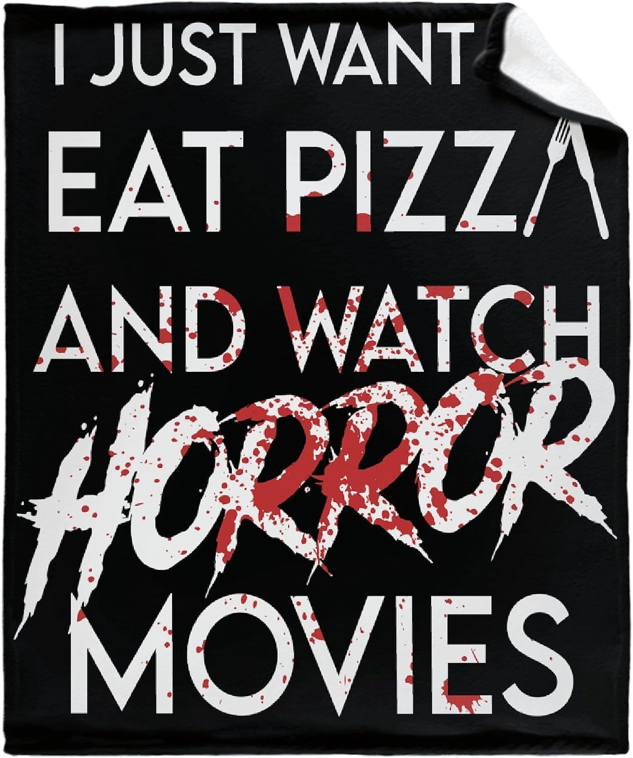 DAJU Horror Movie Watching Blanket Blanket Gifts Fleece Picnic for Men ...