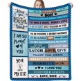 DAJU to My Son Blanket from Mom Ultra Soft Lightweight Blanket with ...
