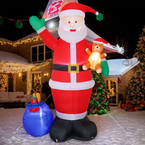 Gemmy Inflatable Hanging Dr. Seuss™ The Grinch & Max LED Lighted Yard ...