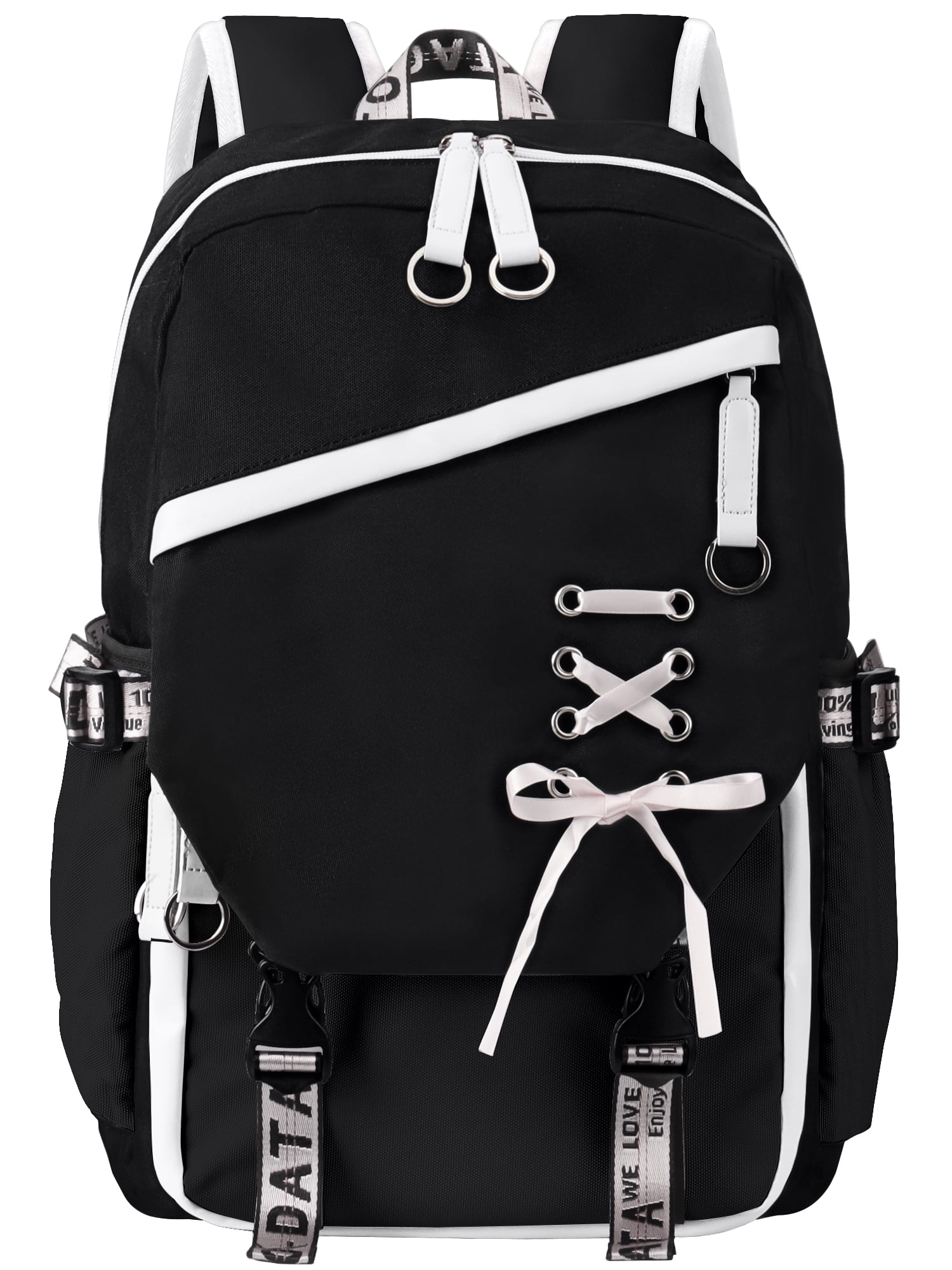 DAKIMOE Kawaii School Backpack for Teenage Girls, Ergonomic, Waterproof ...