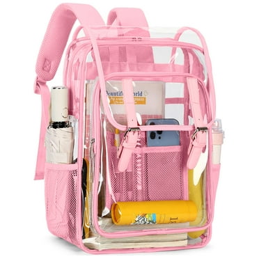 Soda Candy Large Clear Backpack Heavy Duty Triple Compartments ...