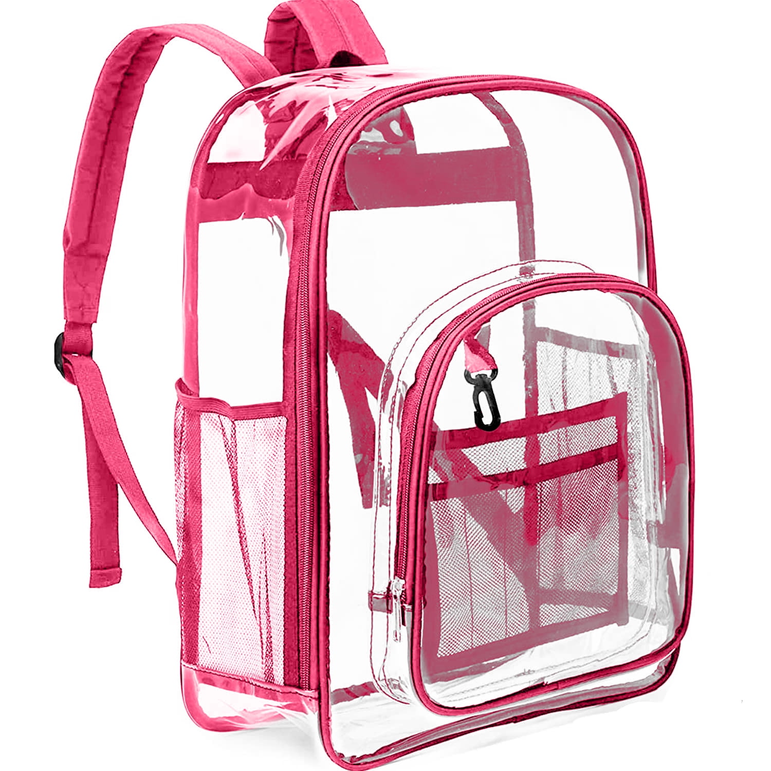 DAKIMOE Clear Backpack Heavy Duty Stadium Approved PVC Transparent ...