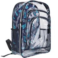 SANMADROLA Clear Backpack Heavy Duty, PVC See Through Book Bag for ...