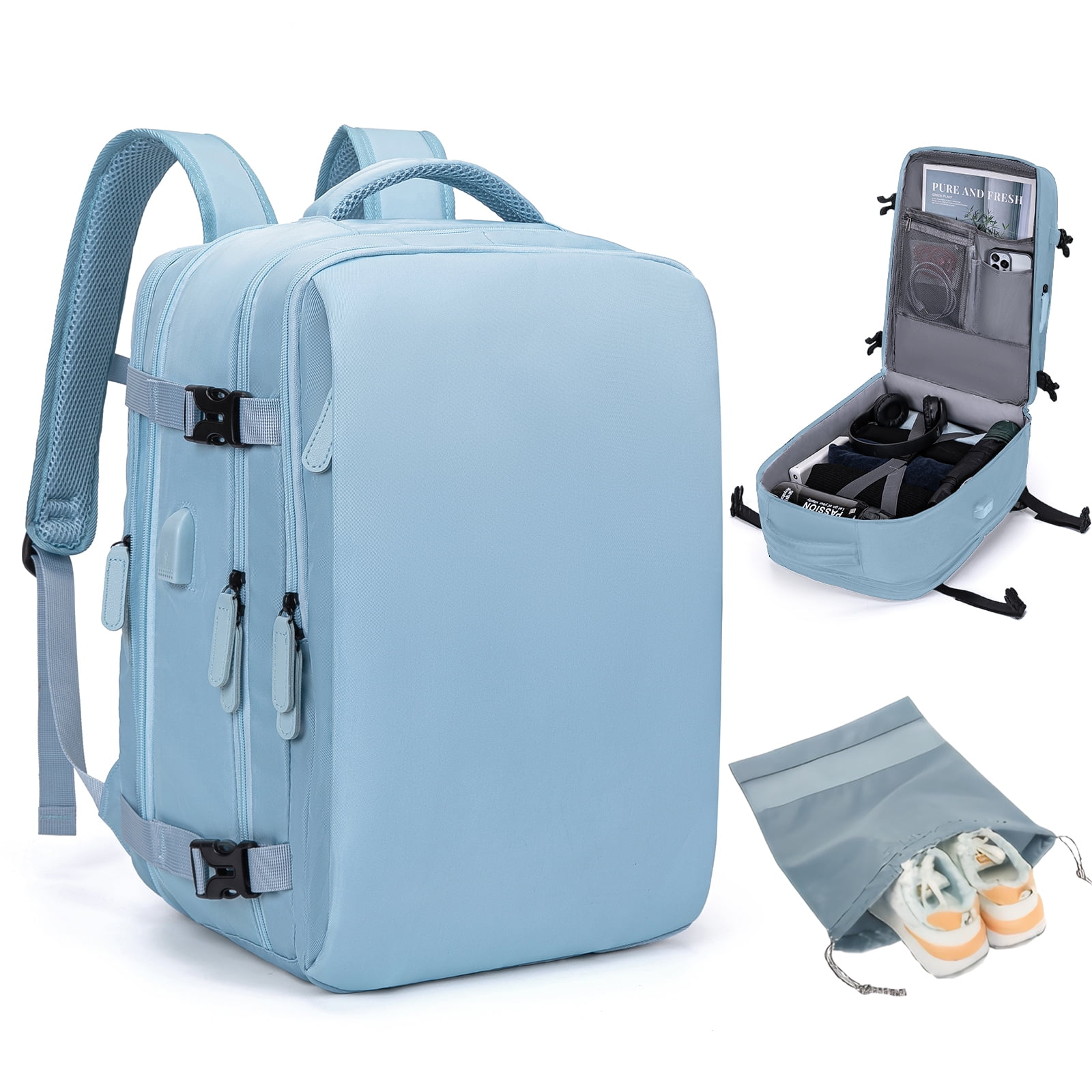 DAKIMOE Extra Large Travel Backpack for Women Men Extra Large Carry On ...