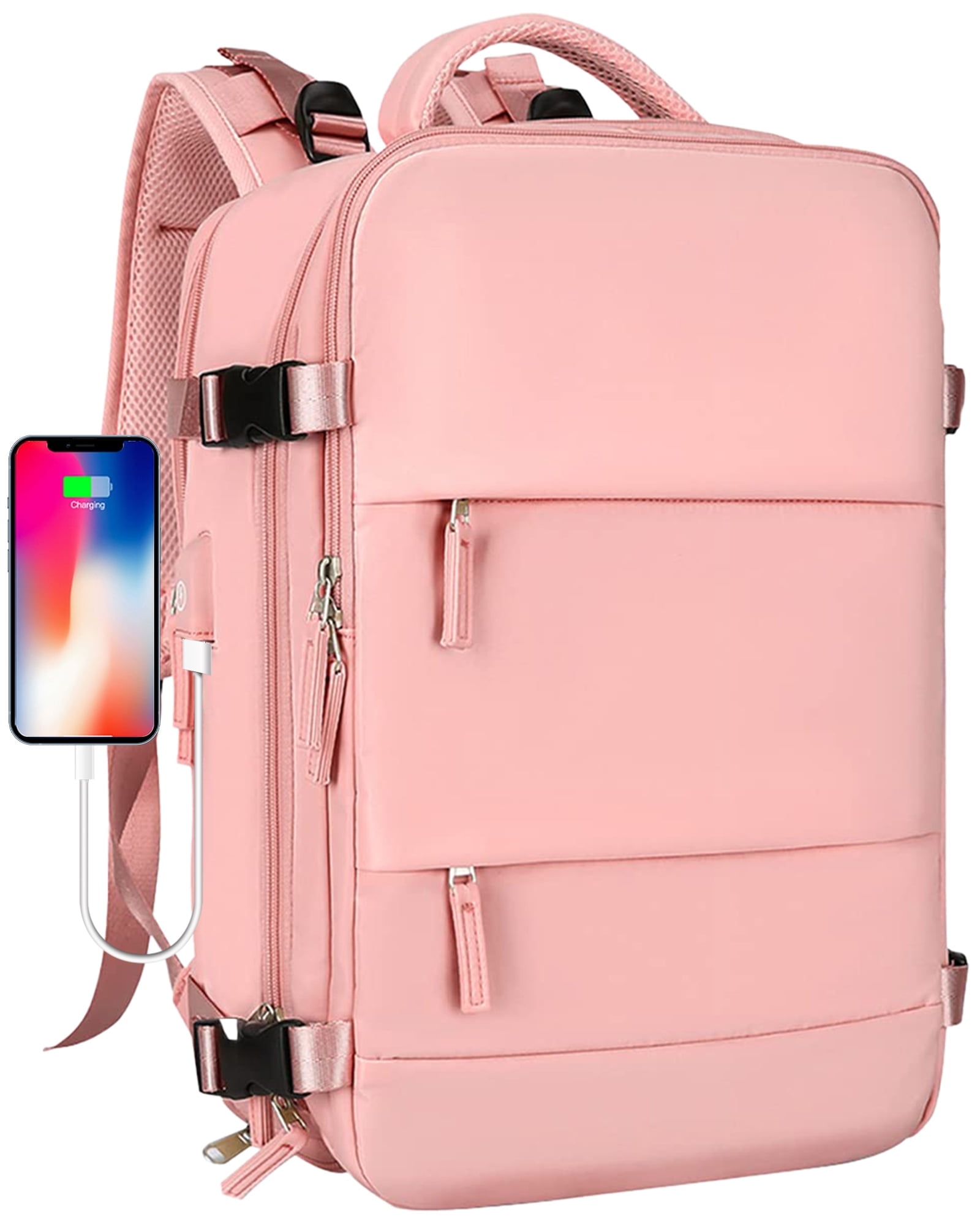 DAKIMOE Large Travel Backpack for Women Men Laptop Bag Airline Approved ...