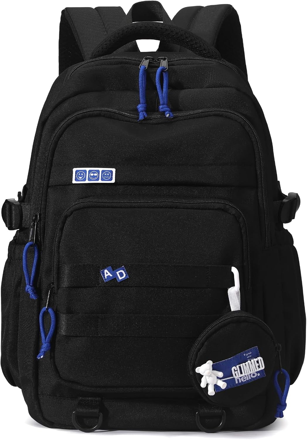 DAKIMOE Large capacity Backpack Aesthetic Student Schoolbag Middle ...
