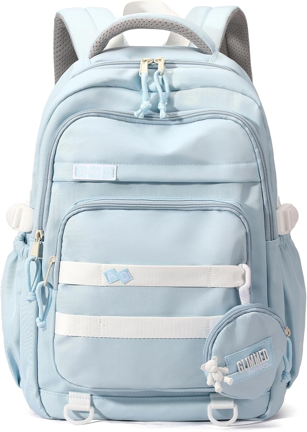 DAKIMOE Large capacity Backpack Aesthetic Student Schoolbag Middle ...