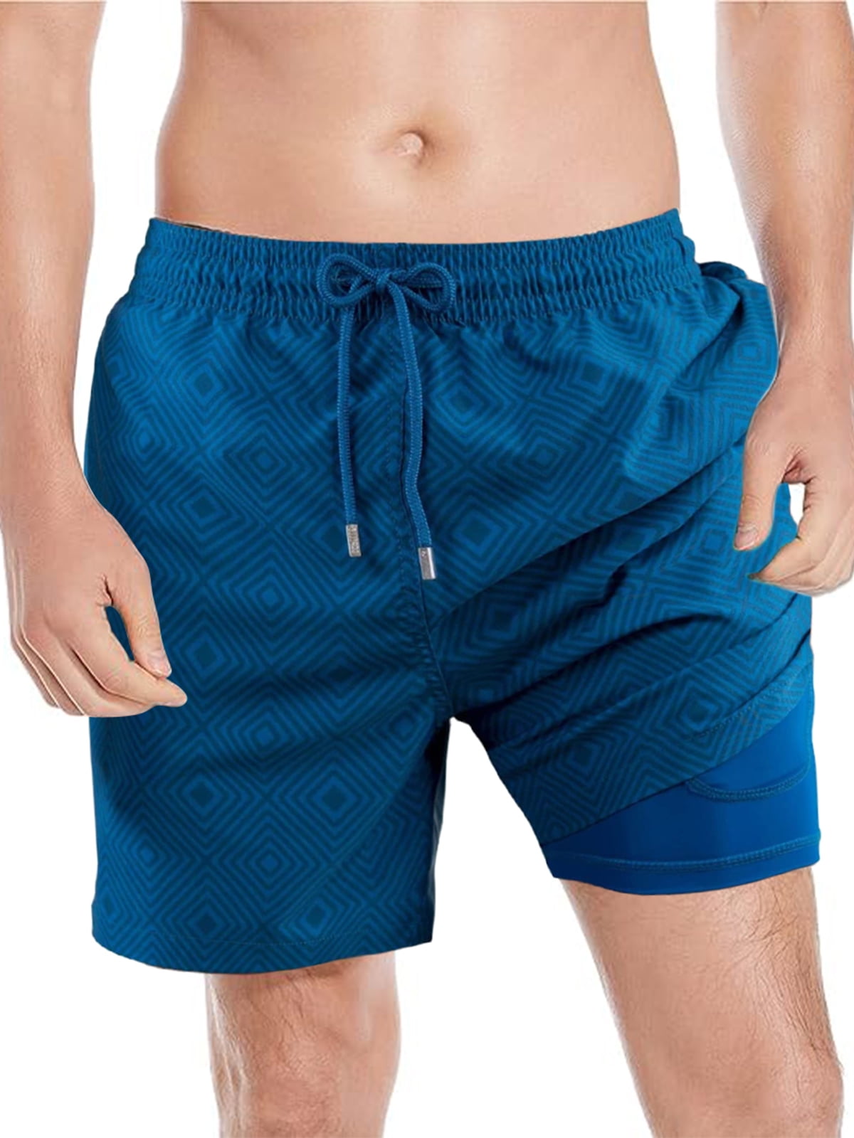 Inadays Men's Quick-Dry Mesh-Lined Swim Trunks, Beach Shorts, Bathing ...