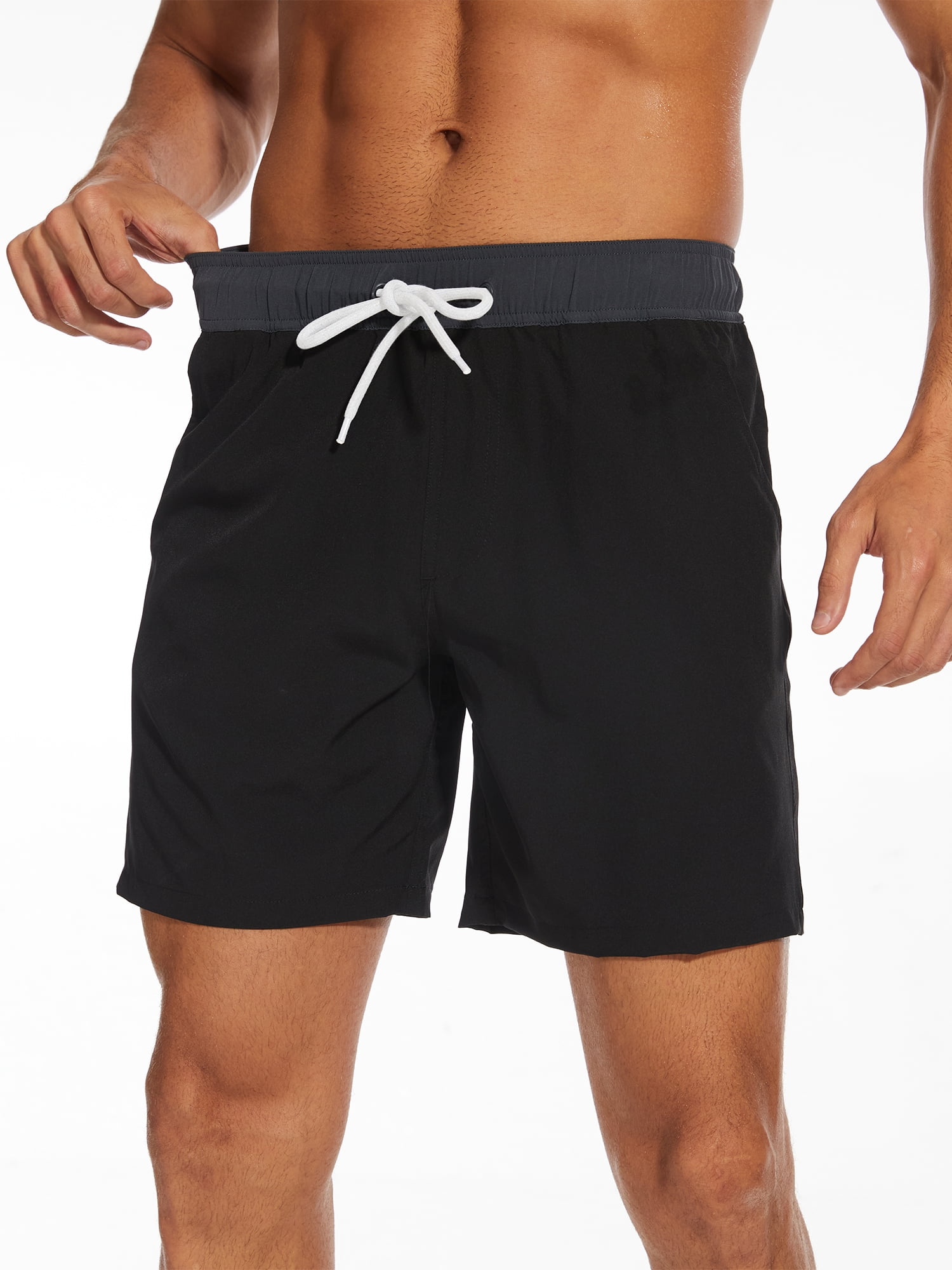 Inadays Men's Quick Dry Swim Trunks with Compression Liner and Pockets ...