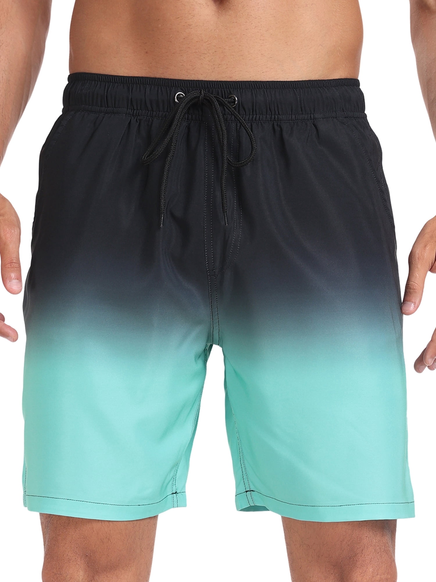 DAKIMOE, Mens Swim Trunks, SXL, Quick Dry with Compression Liner ...