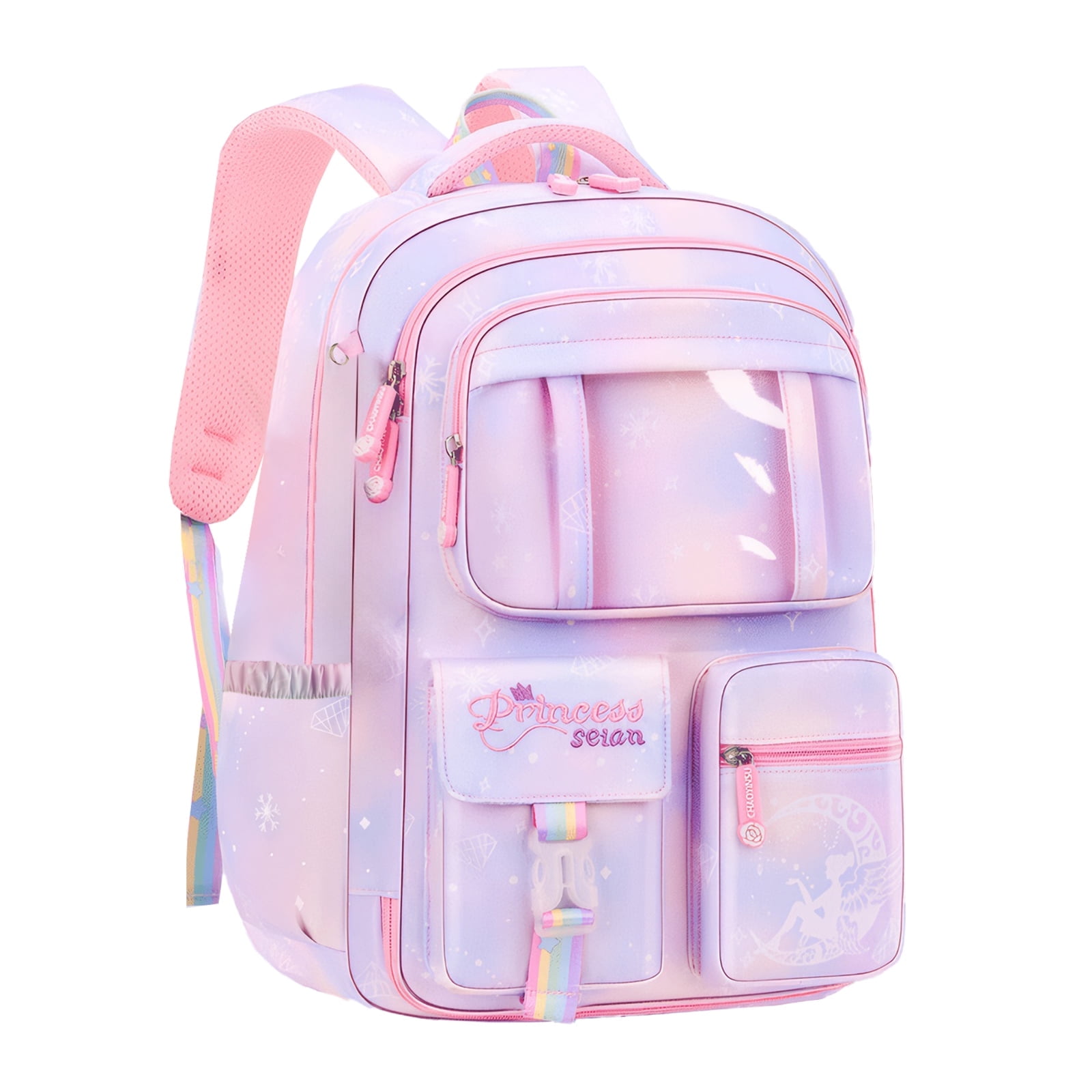 DAKIMOE School Backpack Book Bags Primary Middle School Bags for Teens ...