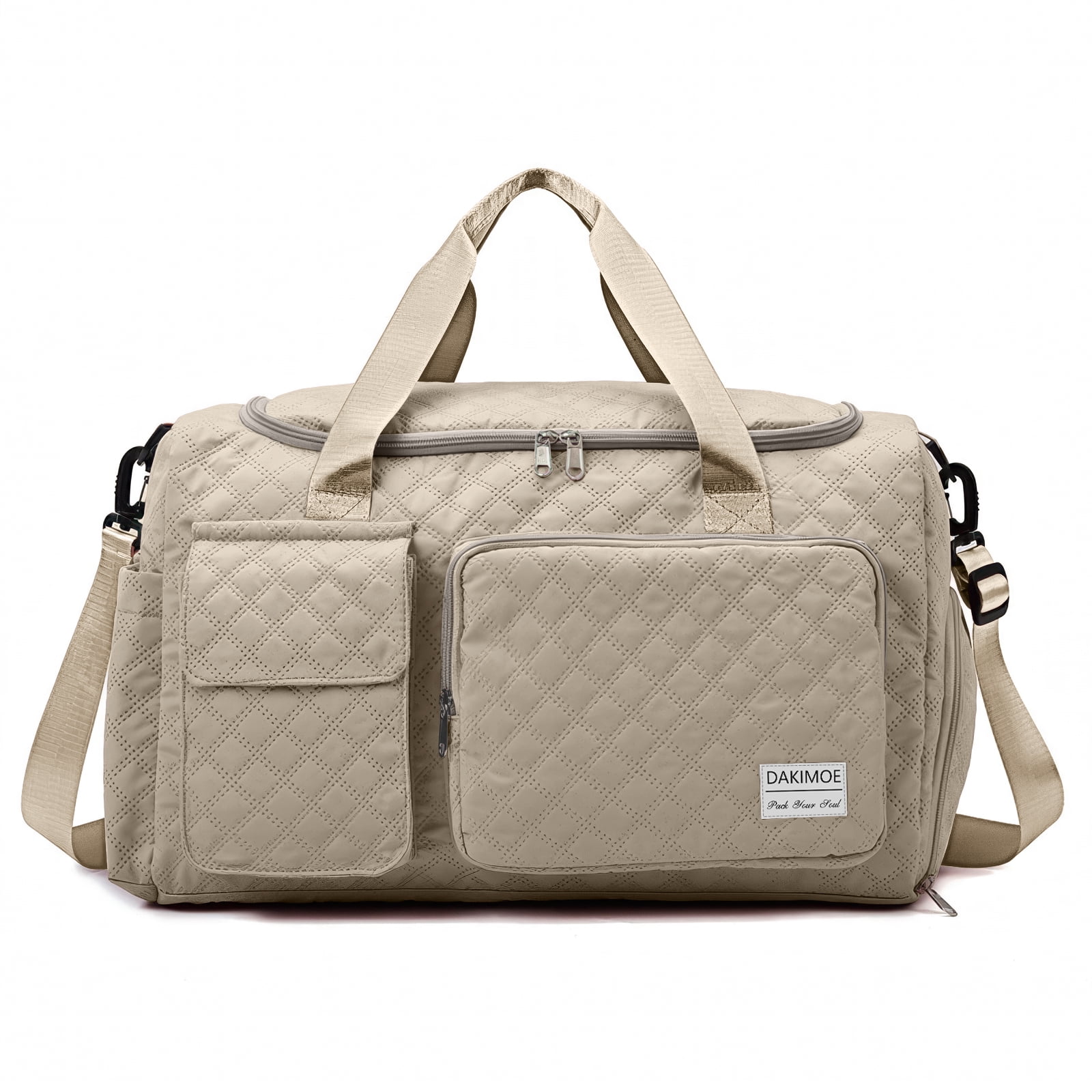 DAKIMOE Travel Duffle Bag for Women Men, Weekender Bags Carry on Gym ...
