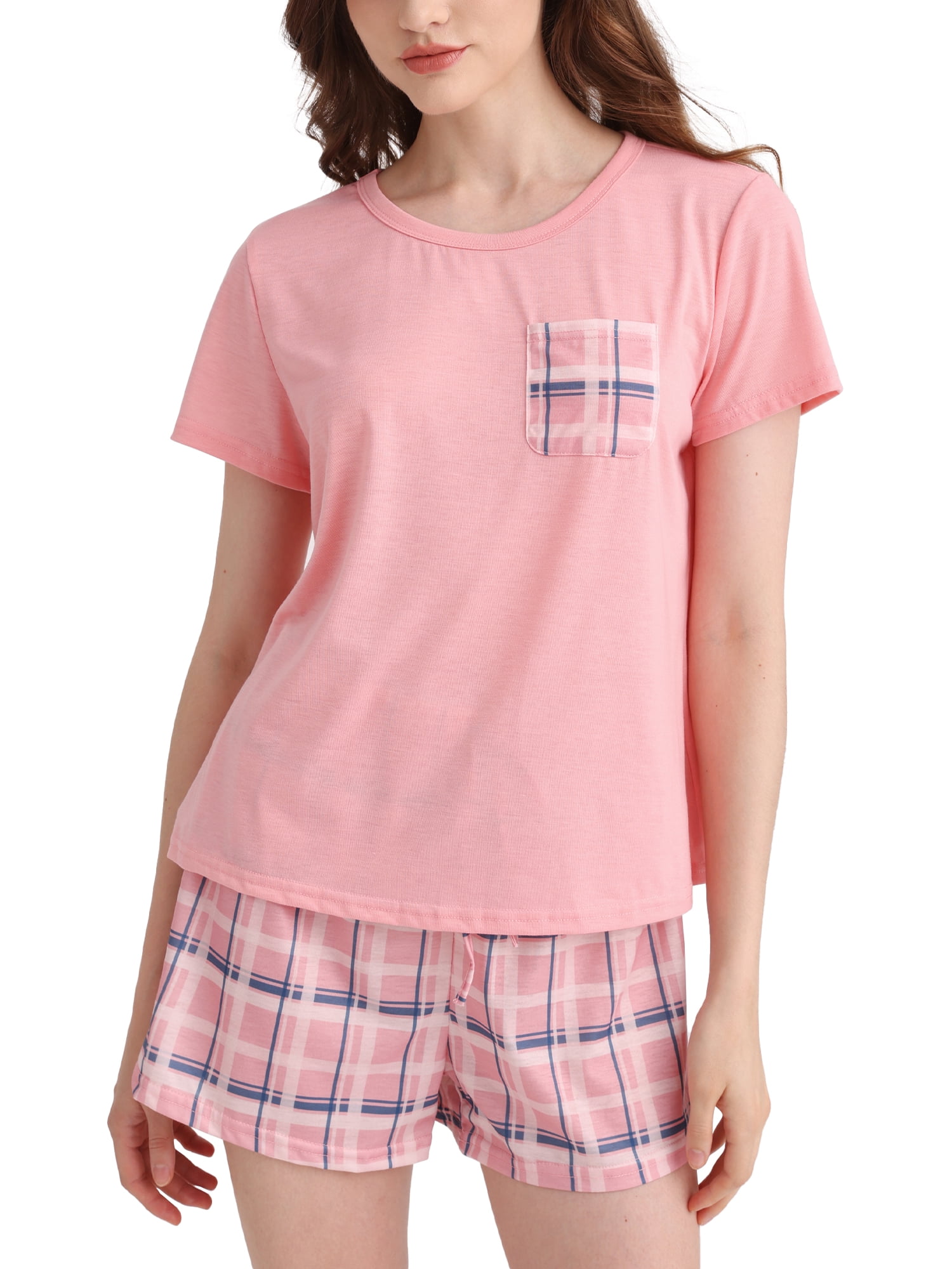 DAKIMOE Womens Pajama Sets 2 Piece Sets for Women Summer Sets Short ...