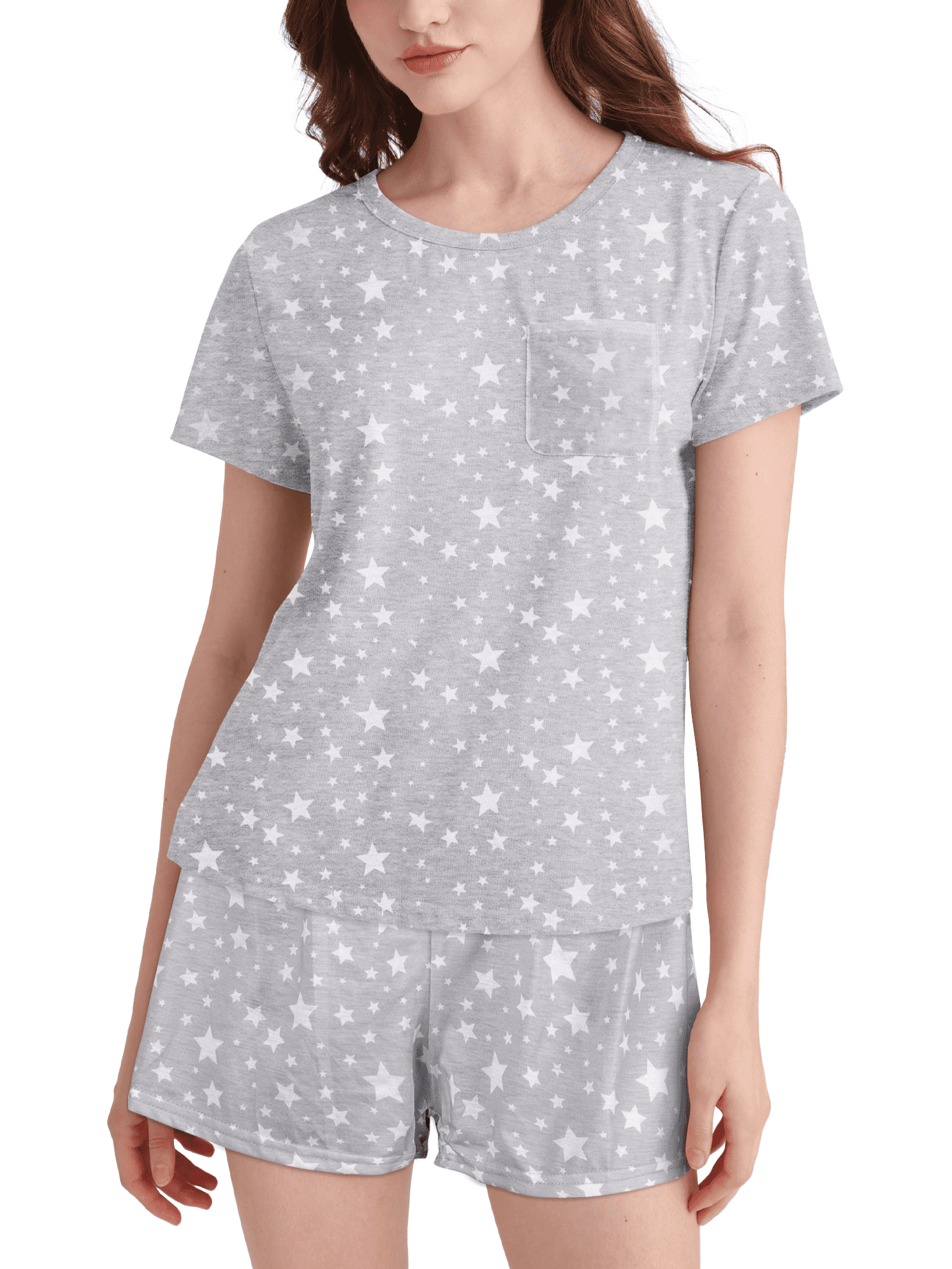 DAKIMOE Womens Pajama Sets 2 Piece Sets for Women Summer Sets Short ...