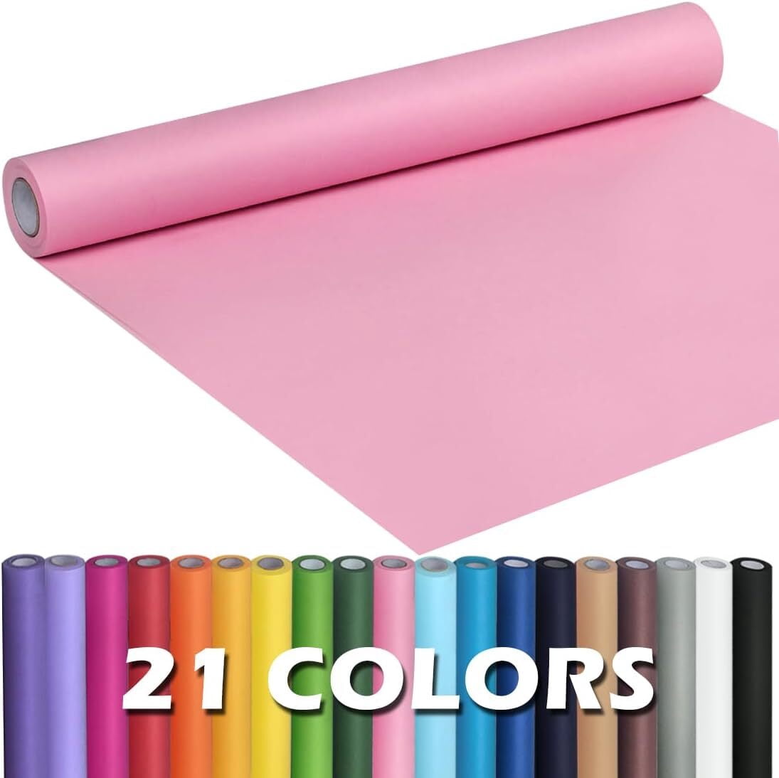 DAKINGS Kraft Paper Roll for Gift Wrapping, Banner Paper Roll 15"x 456 ...