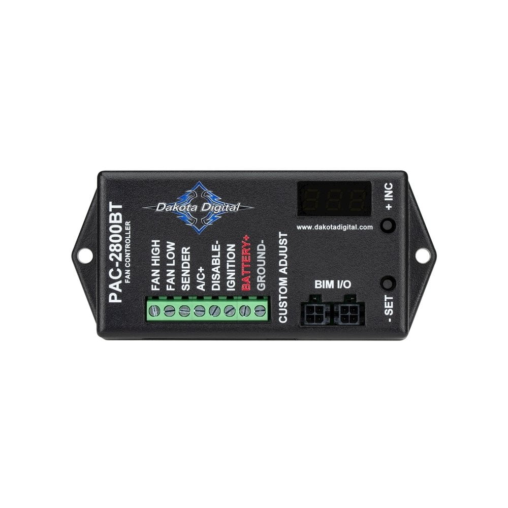 DAKOTA DIGITAL Programmable Fan Control ler w/One 70 Amp Relay ...
