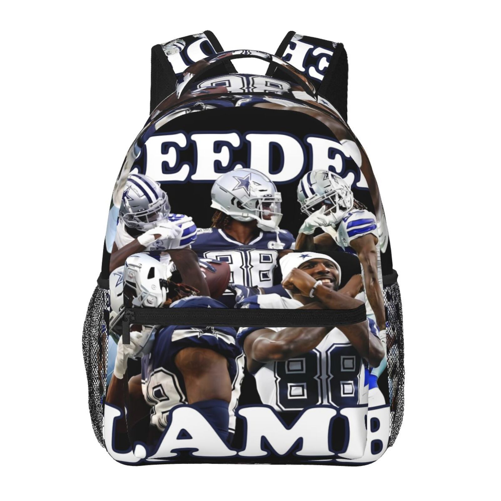 DAL Cowboyss CeeDee Lamb Large Capacity Backpack Multi-layer Storage ...