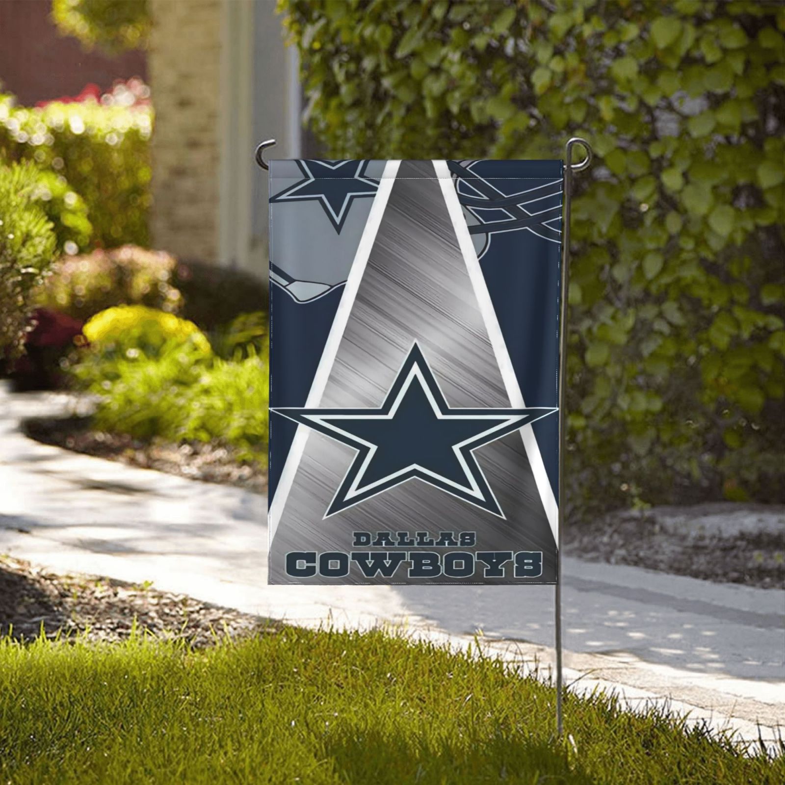 DAL Cowboyss Football Team Garden Flag 12.5"x18"/28"x40" Double Sided ...