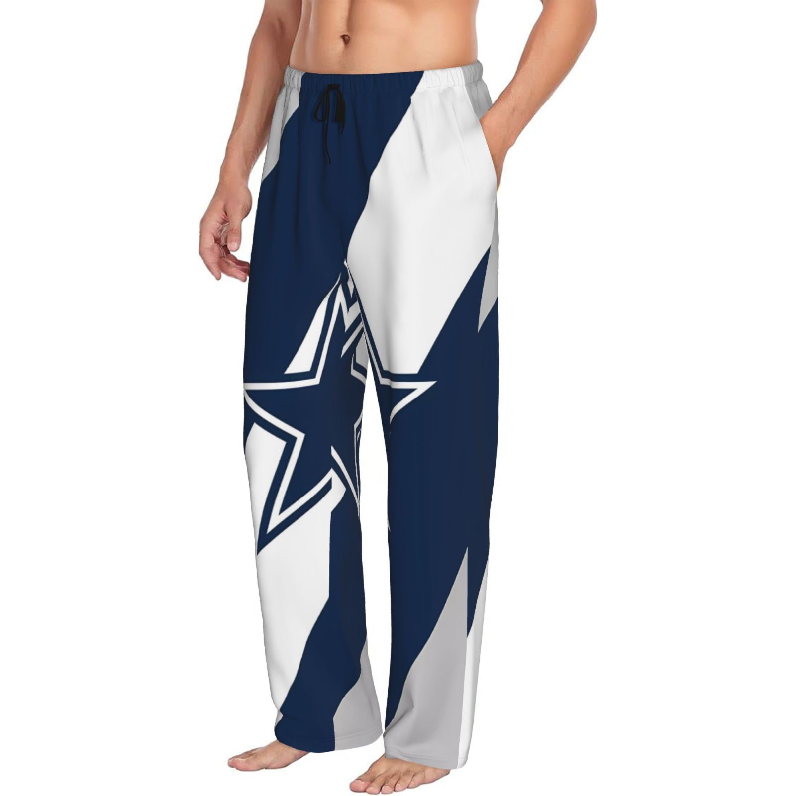 DAL Cowboyss Football Team Pattern Custom Men's House Long Pajama Pants ...