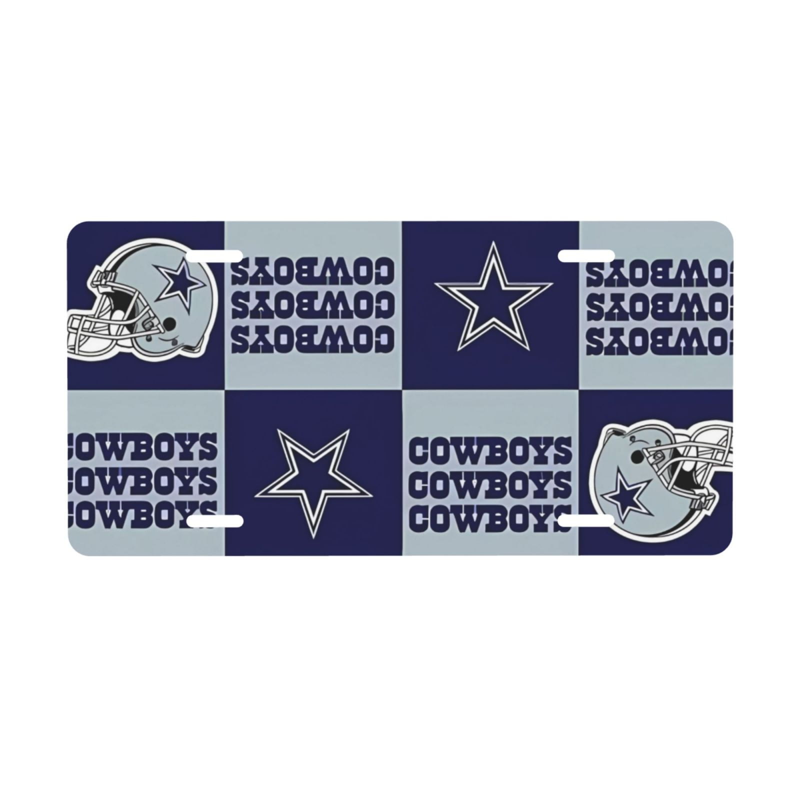 DAL Cowboyss License Plate 6" X 12" License Plate Car Front License ...