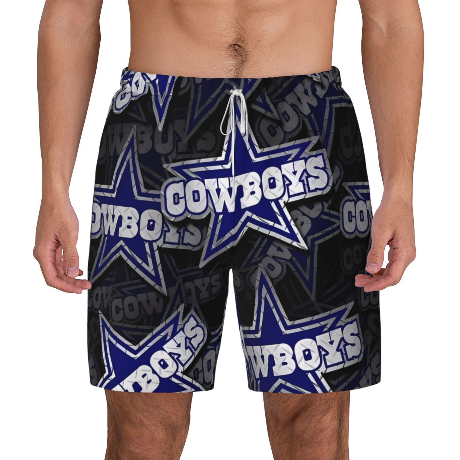 DAL Cowboyss Mens Swim Shorts Men Swim Trunks Board Shorts Mens ...