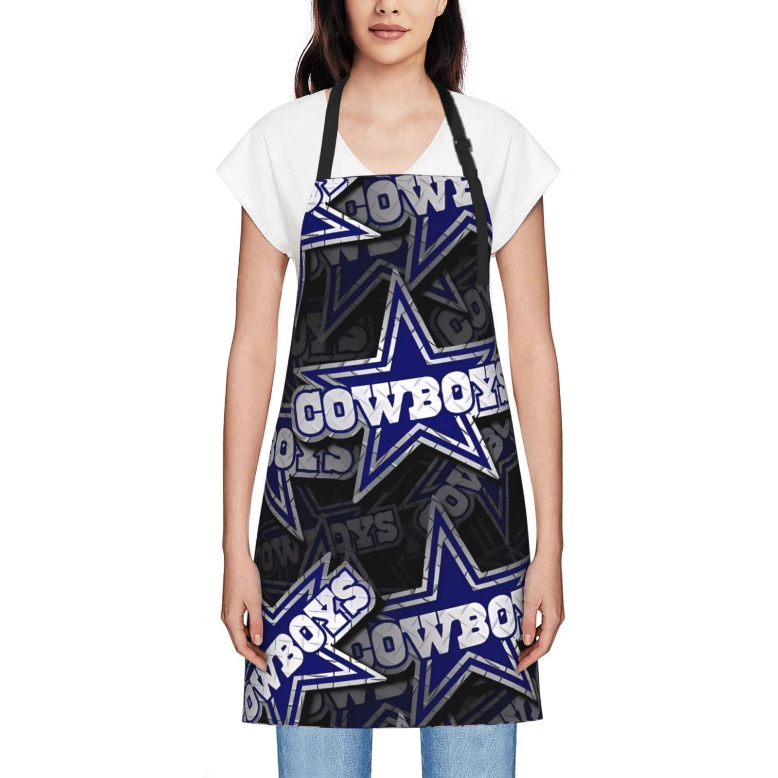 DAL Cowboyss Waterproof Apron For Women Football Team Logo Womens ...