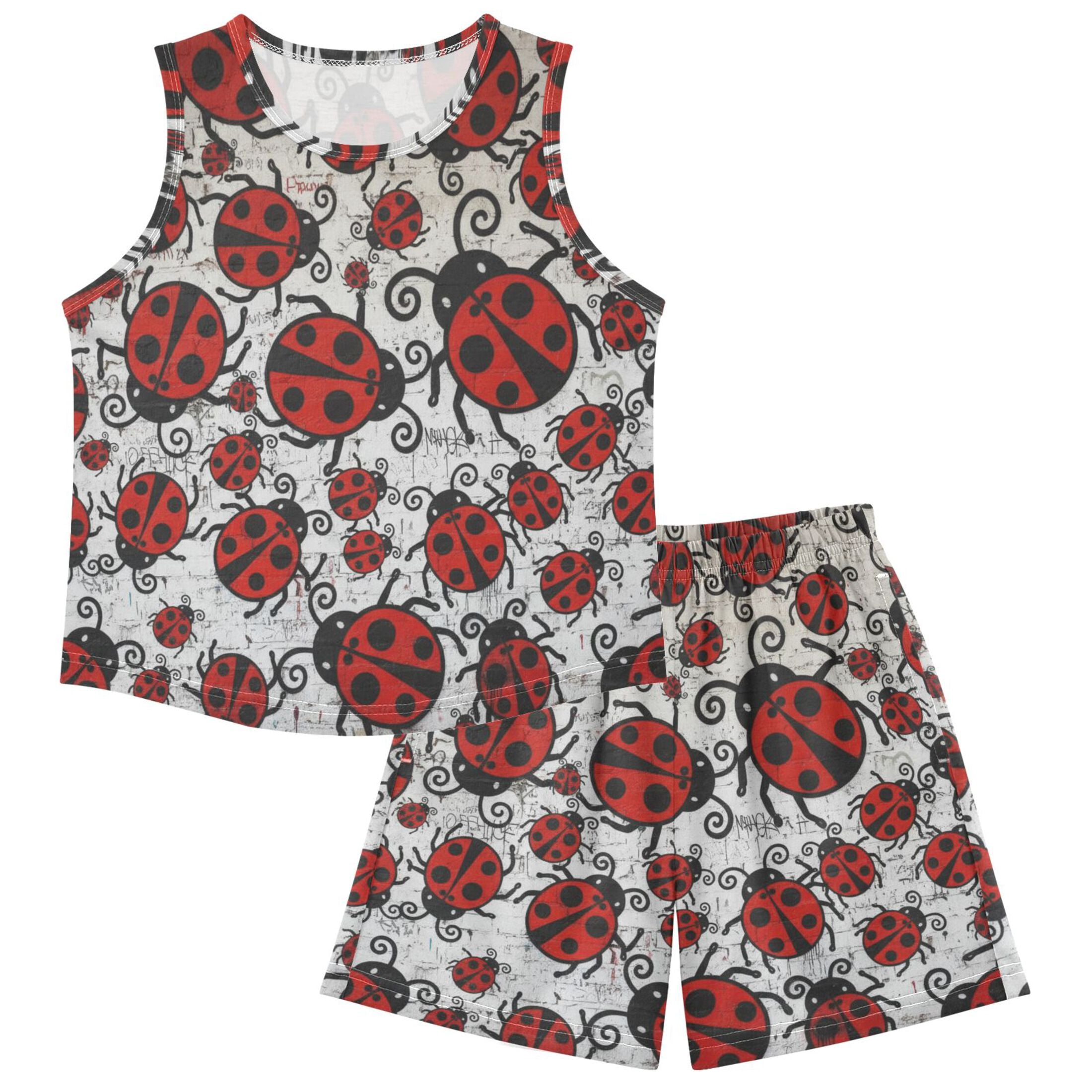 DALAWU Animal Ladybugs Scarab For Ultra-Soft Pajama Breathable ...