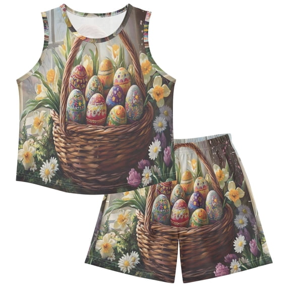 DALAWU Egg Flower For Ultra-Soft Pajama Breathable Sleeveless ...