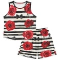 DALAWU Flower Rose Bow Pattern For Ultra-Soft Pajama Breathable ...