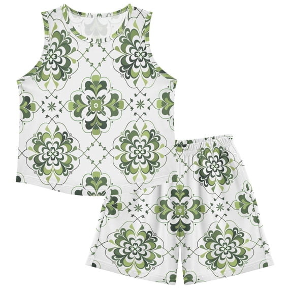 DALAWU Four-leaf Clover Pattern Pattern For Ultra-Soft Pajama ...
