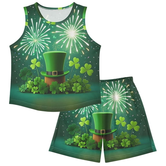 DALAWU Hat Fireworks Shamrocks For Ultra-Soft Pajama Breathable ...