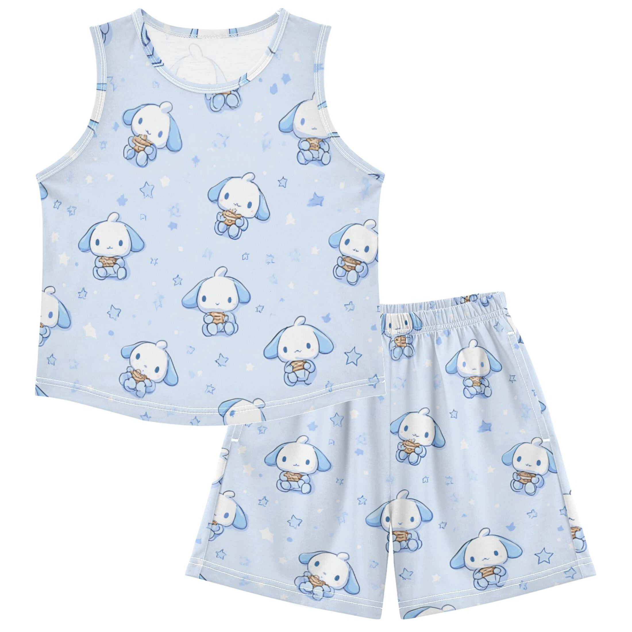 DALAWU Starry Sky Roll For Ultra-Soft Pajama Breathable Sleeveless ...