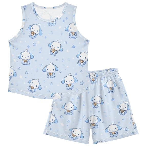 DALAWU Starry Sky Roll For Ultra-Soft Pajama Breathable Sleeveless ...