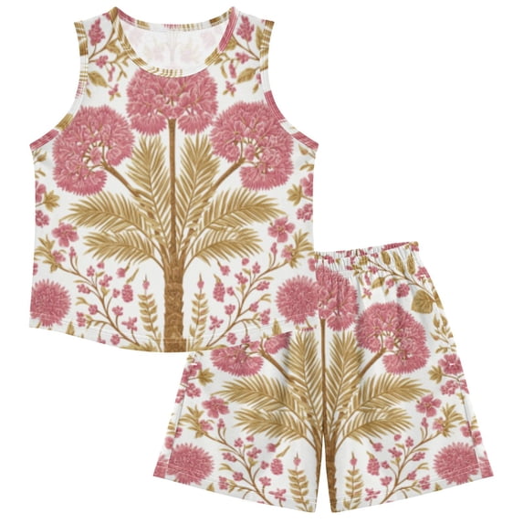 DALAWU Sunlit Tree Of Pink Blossoms For Ultra-Soft Pajama Breathable ...