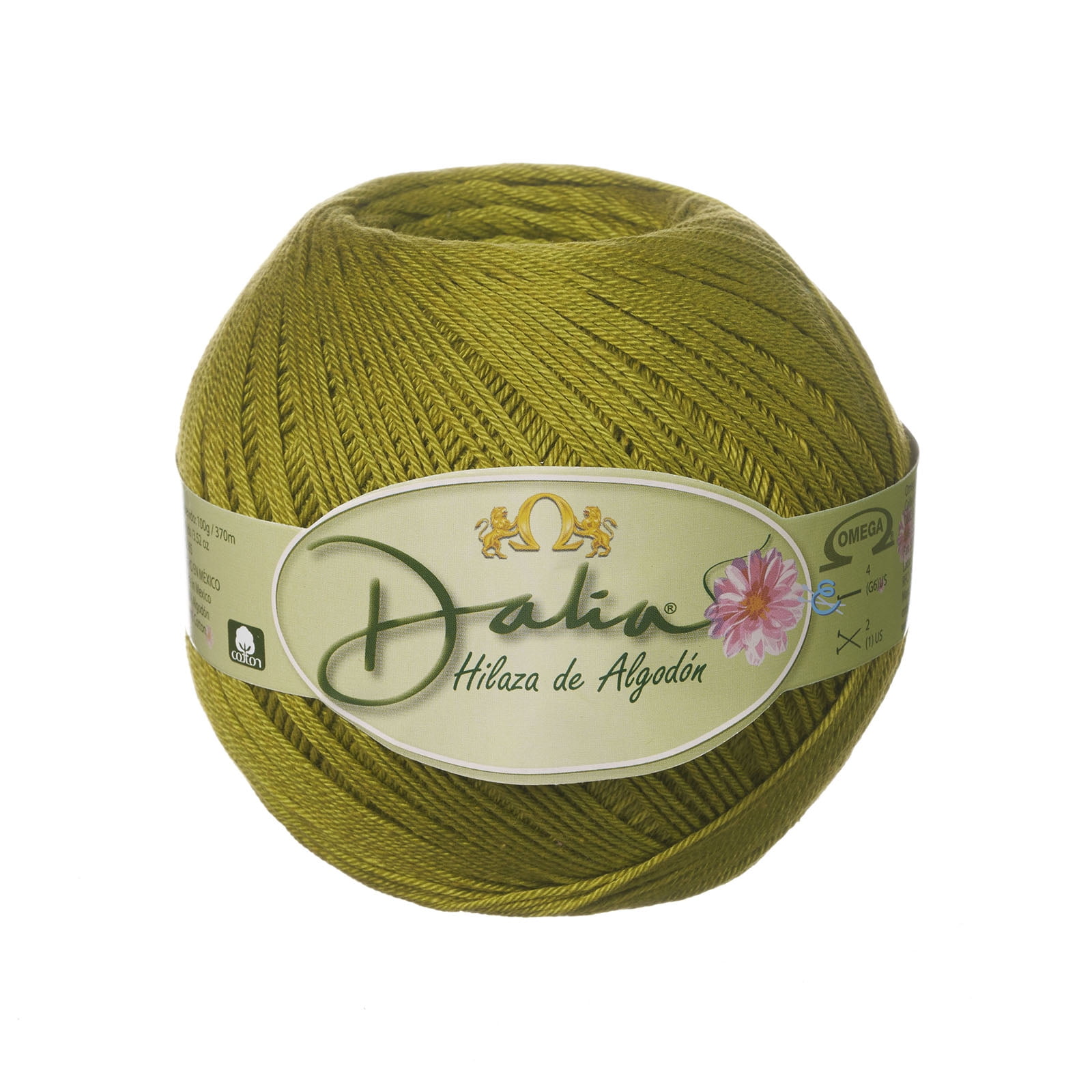 DALIA [100grs] by Omega - Fine 100% Mercerized Cotton Thread for ...