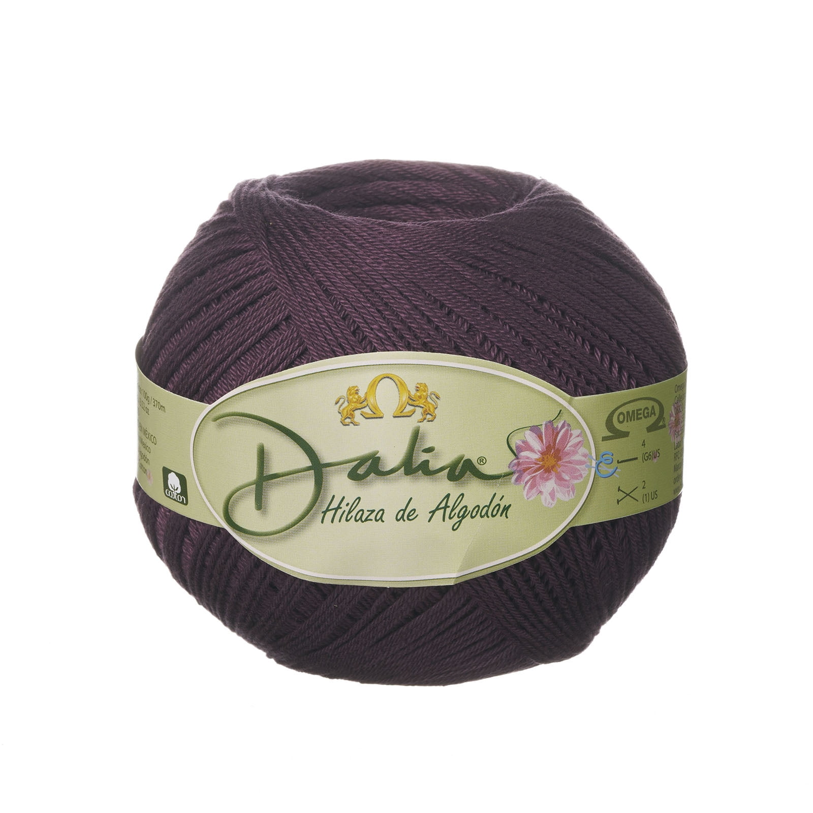 DALIA [100grs] by Omega - Fine 100% Mercerized Cotton Thread for ...
