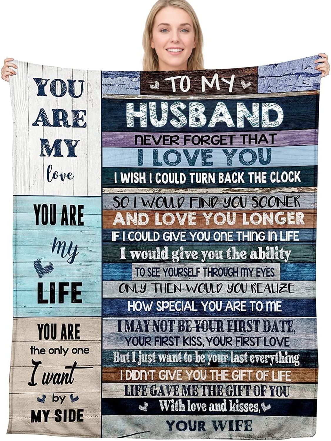 DALIHUA Anniversary Romantic Gifts for Husband, UltraSoft Micro Fleece ...