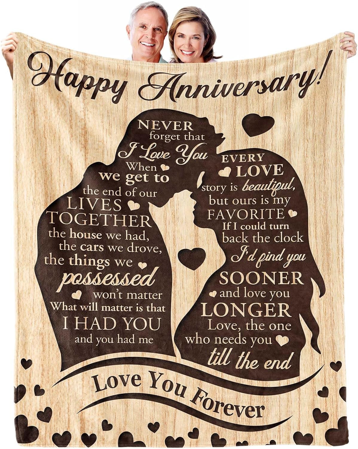DALIHUA Anniversary Wedding Gifts for Couple Husband Blanket,Best ...