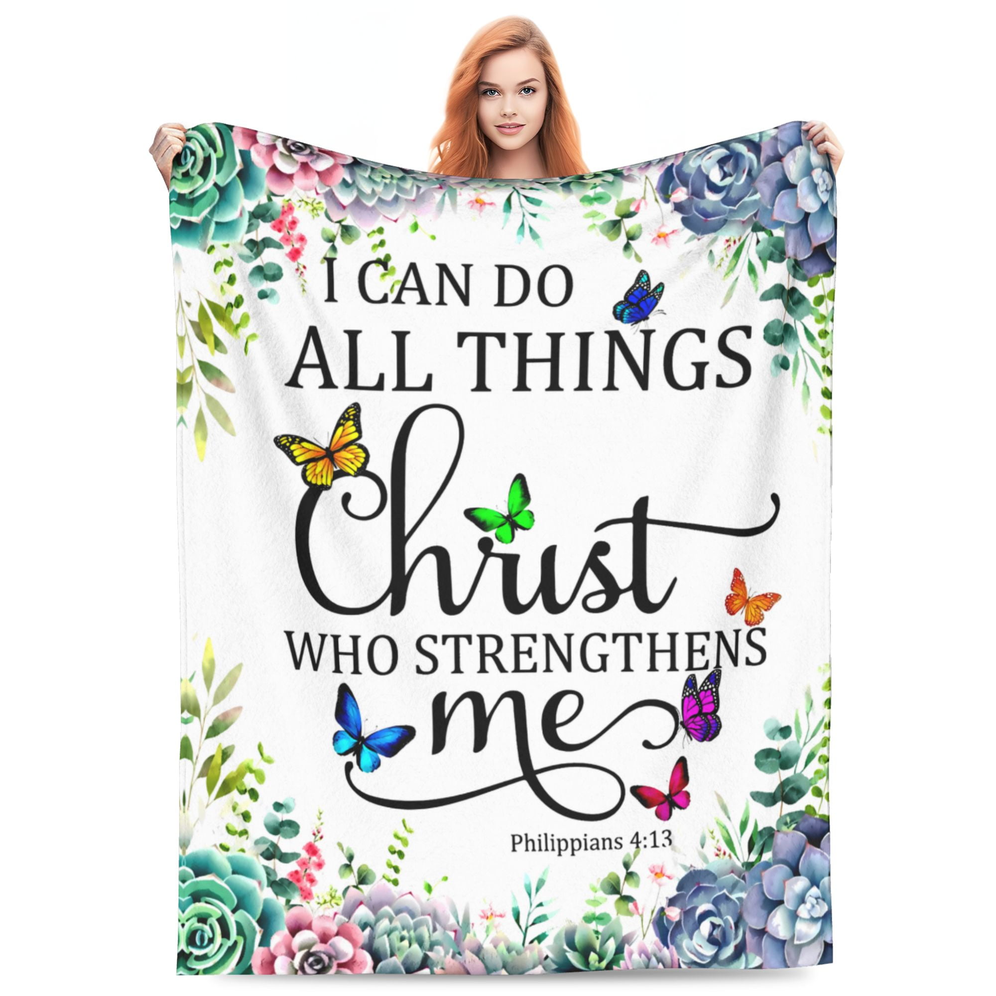 DALIHUA Christian Gifts for Women Inspirational Religious Blanket Bible ...