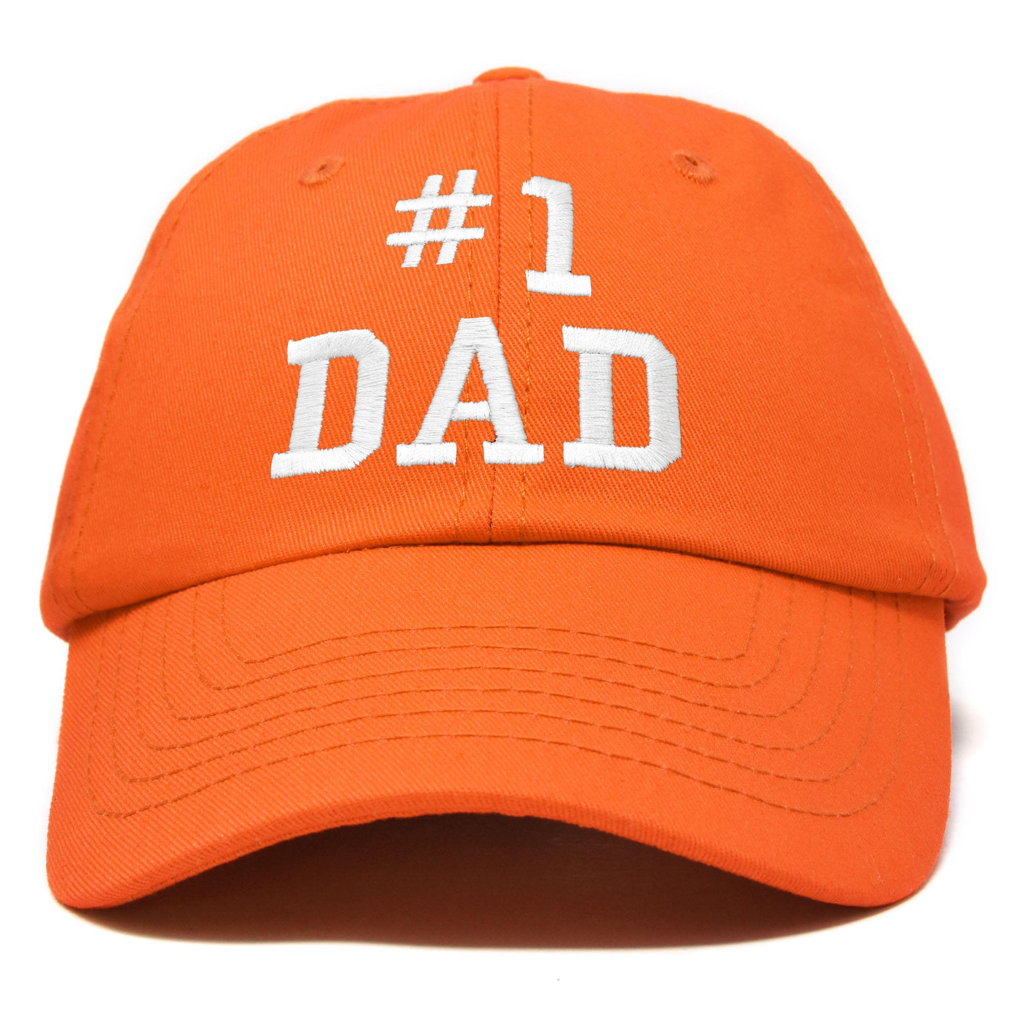 DALIX #1 Dad Hat Number One Fathers Day Gift Embroidered Baseball Cap ...