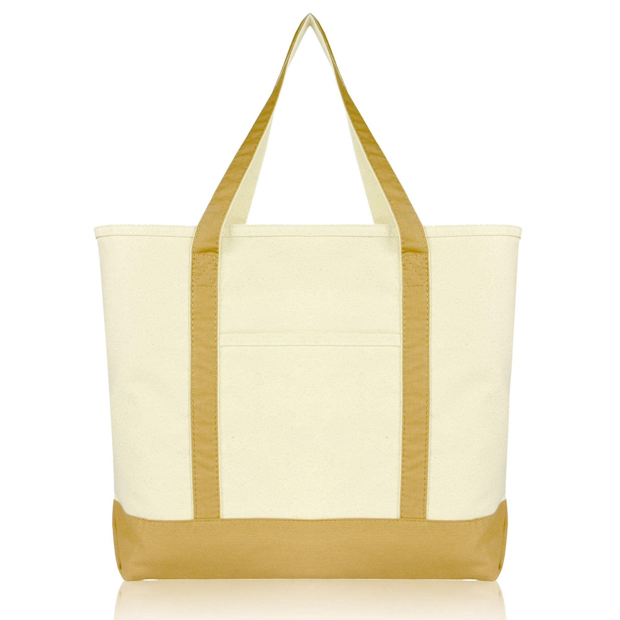 Dalix Extra Large 22 Heavy Duty Cotton Canvas Bag With Zipper For