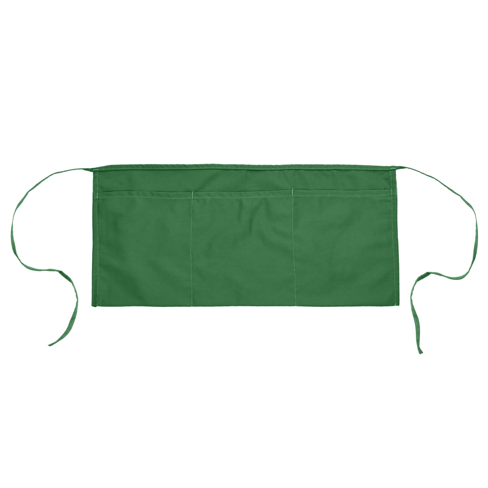 DALIX 3-Pocket Adjustable Tie Waist Workwear Uniform Apron, Dark Green ...