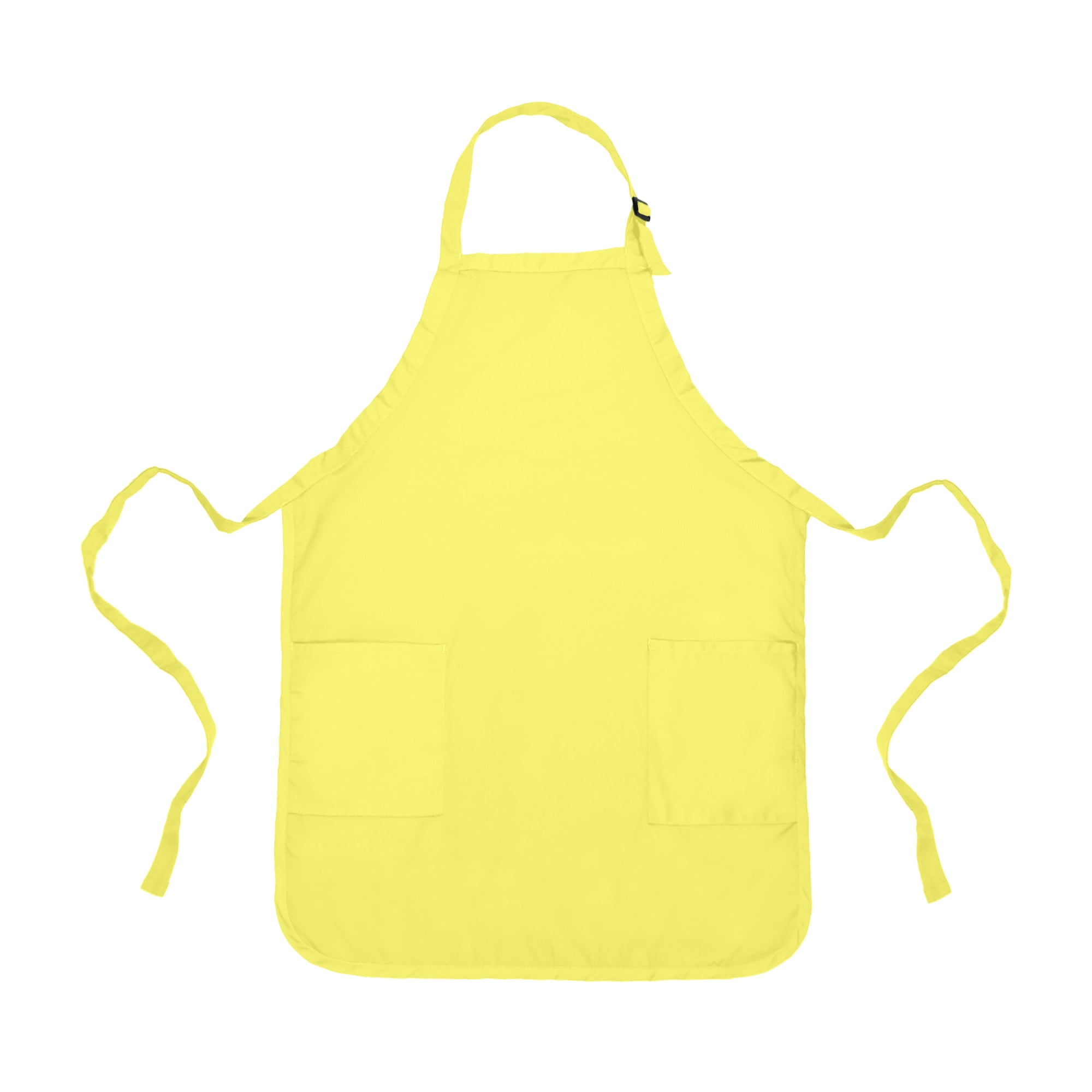 DALIX Apron Commercial Restaurant Home Bib Spun Poly Cotton Kitchen ...