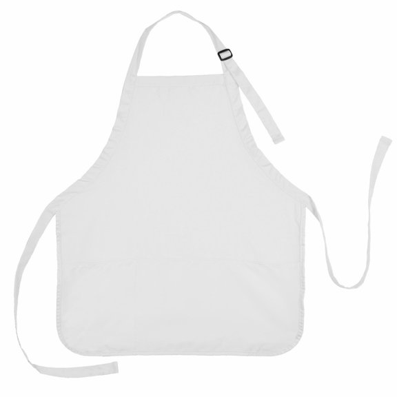 DALIX Commercial Kitchen Apron, Black, 3 Pockets, Adjustable Waist Tie ...